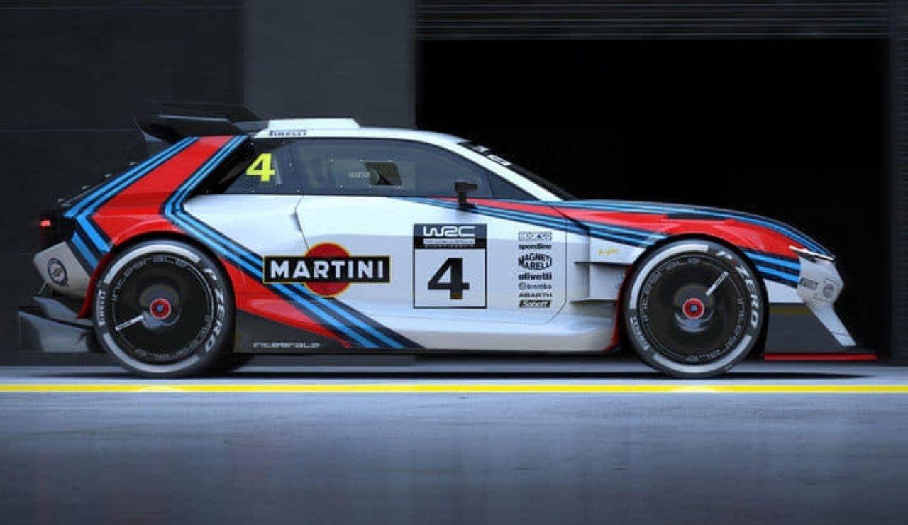 Lancia Delta S4, torna per spedirci nel futuro, Render tutto italiano.